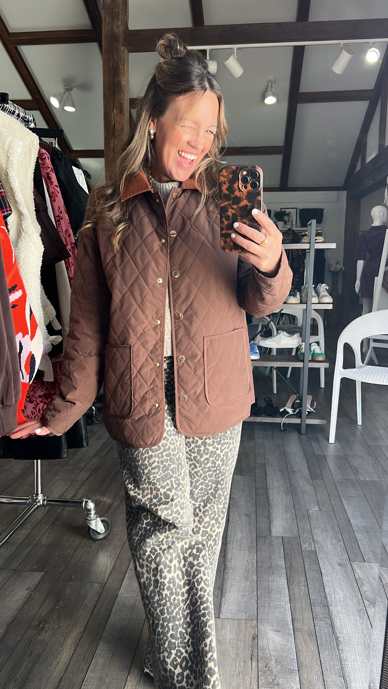 Nutmeg Hug Jacket – Blush